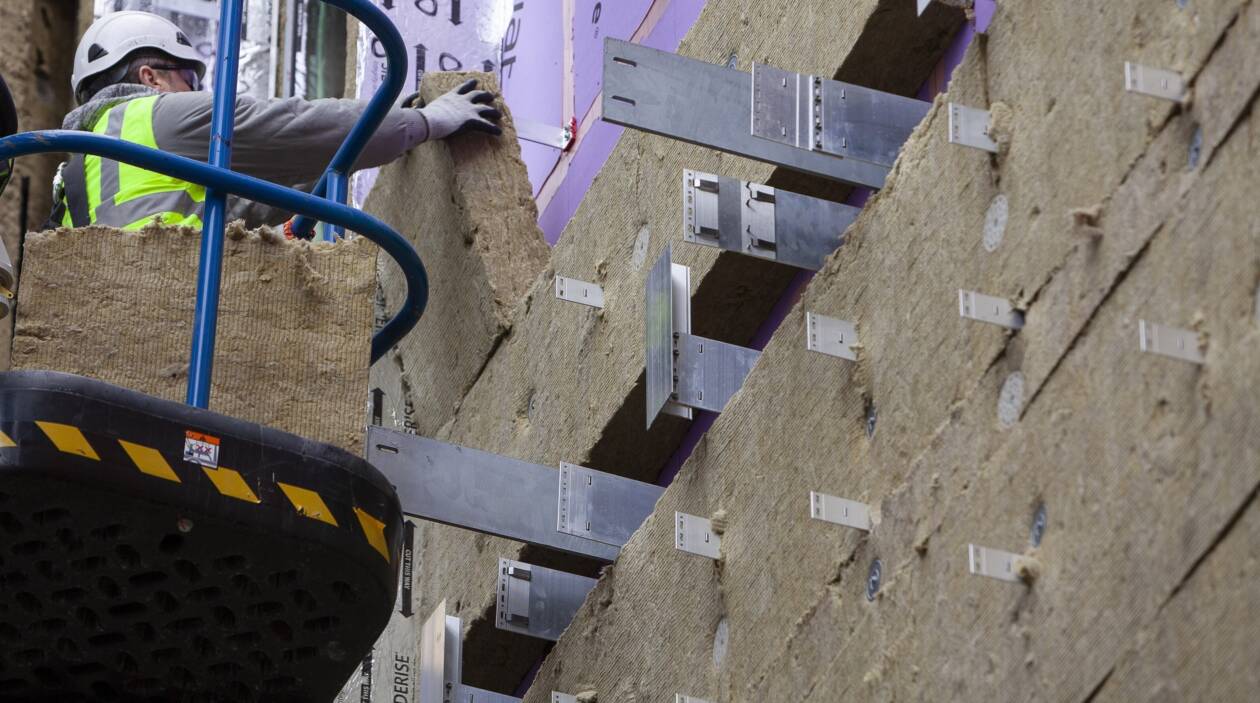 SBS Cladding | Kingspan K-roc Rainscreen Slab | Insulation